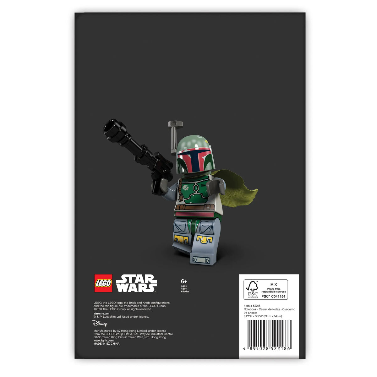 LEGO Star Wars Softcover Notebook - Boba Fett (52218) – Santoki