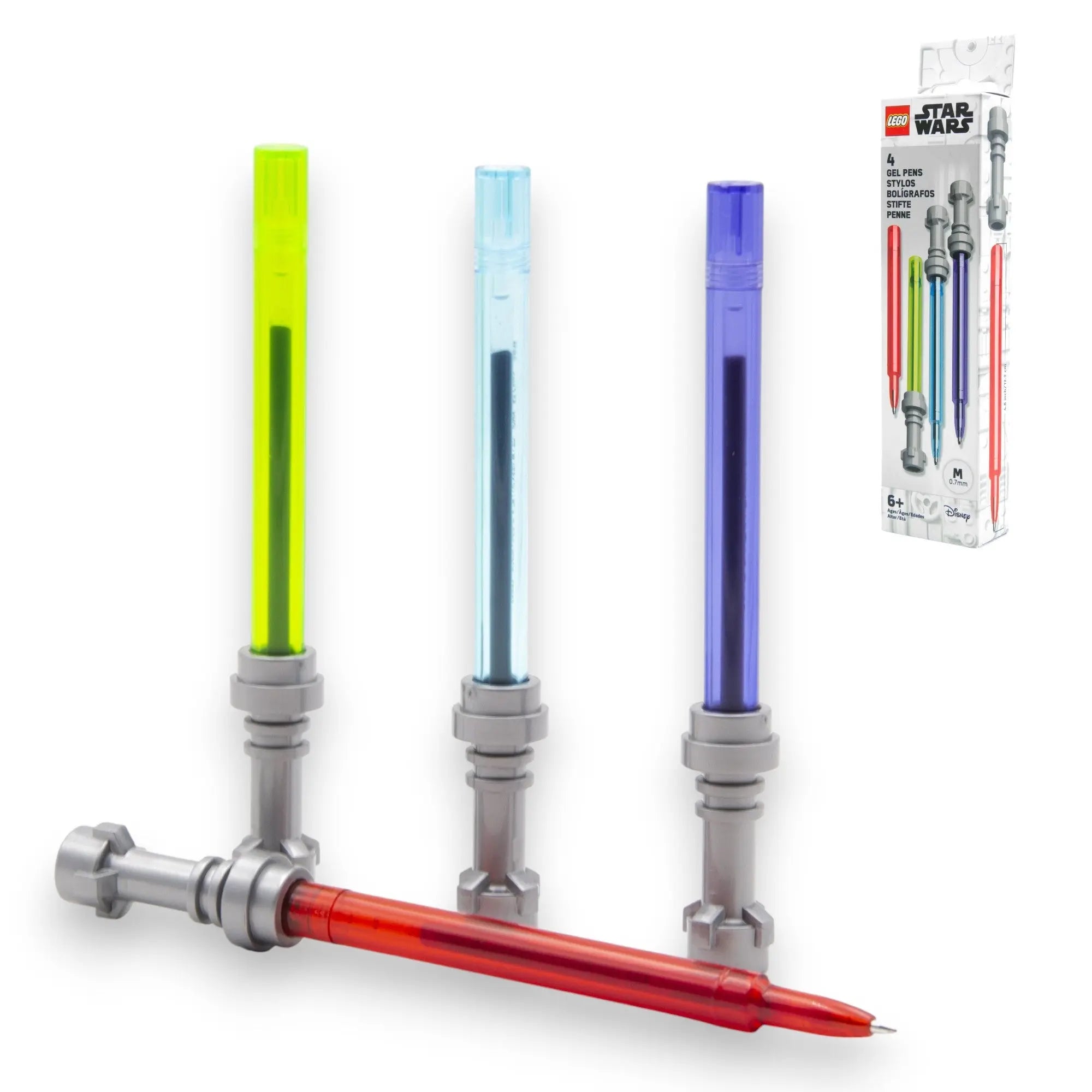 LEGO® Star Wars™ Lightsaber Gel Pen Set - 4 Pack Gel Pens – Santoki