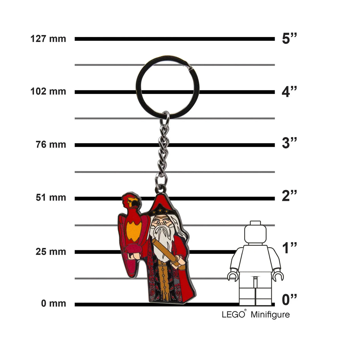 LEGO Harry Potter Enamel Keychain - Albus Dumbledore (53278) – Santoki