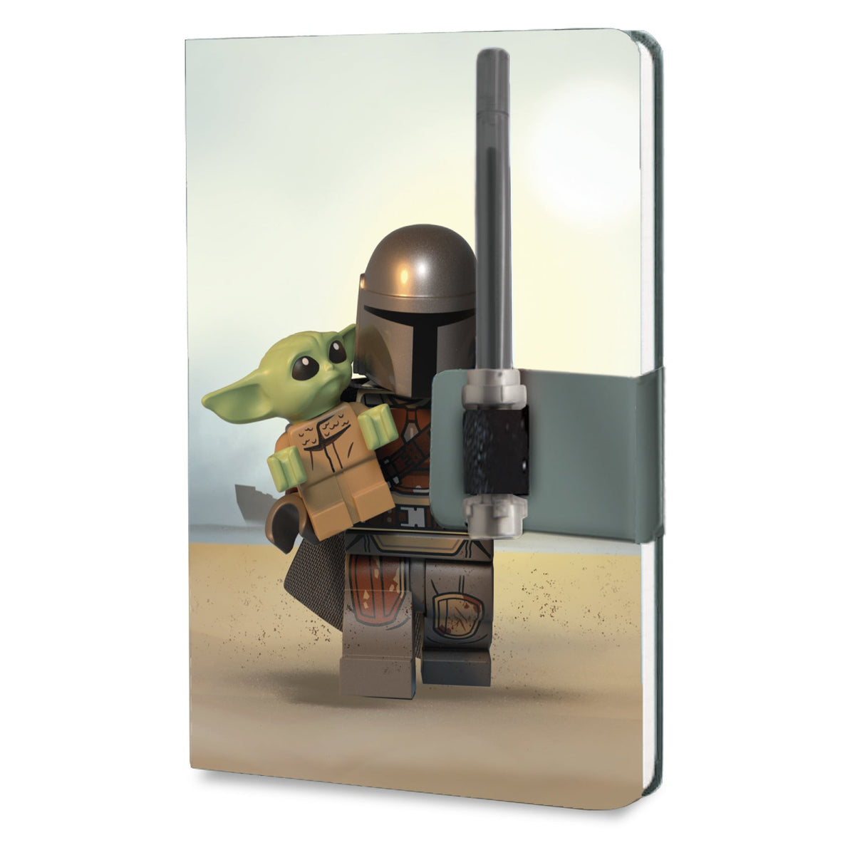 LEGO Star Wars The Mandalorian Notebook & Darksaber Gel Pen (53688 ...